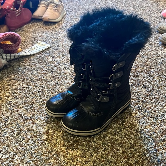 Sorel | Shoes | Black Joan Of Ark Boots | Poshmark
